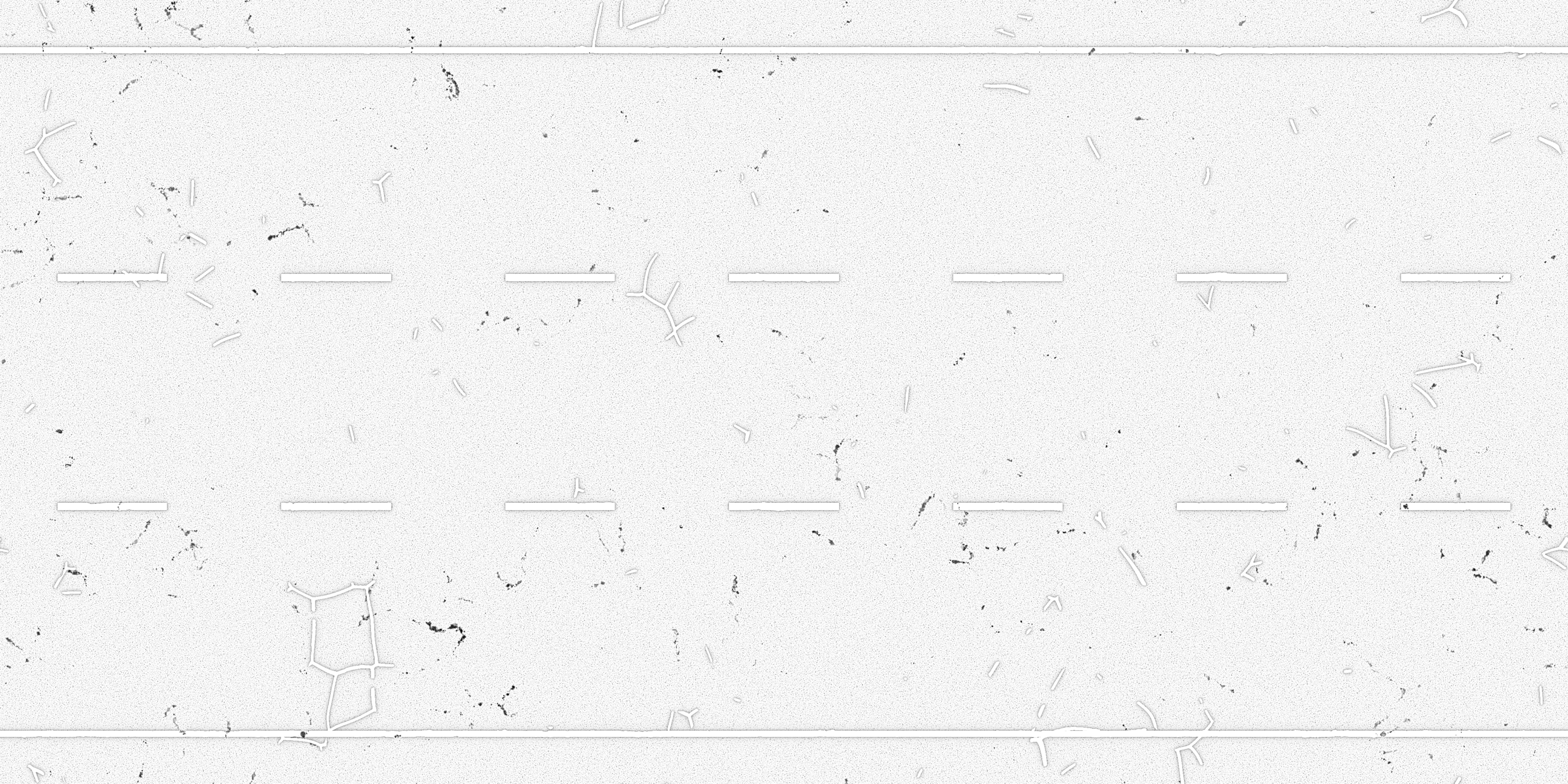 Three Lane Road Cracks 01 | Free PBR texture from cgbookcase.com