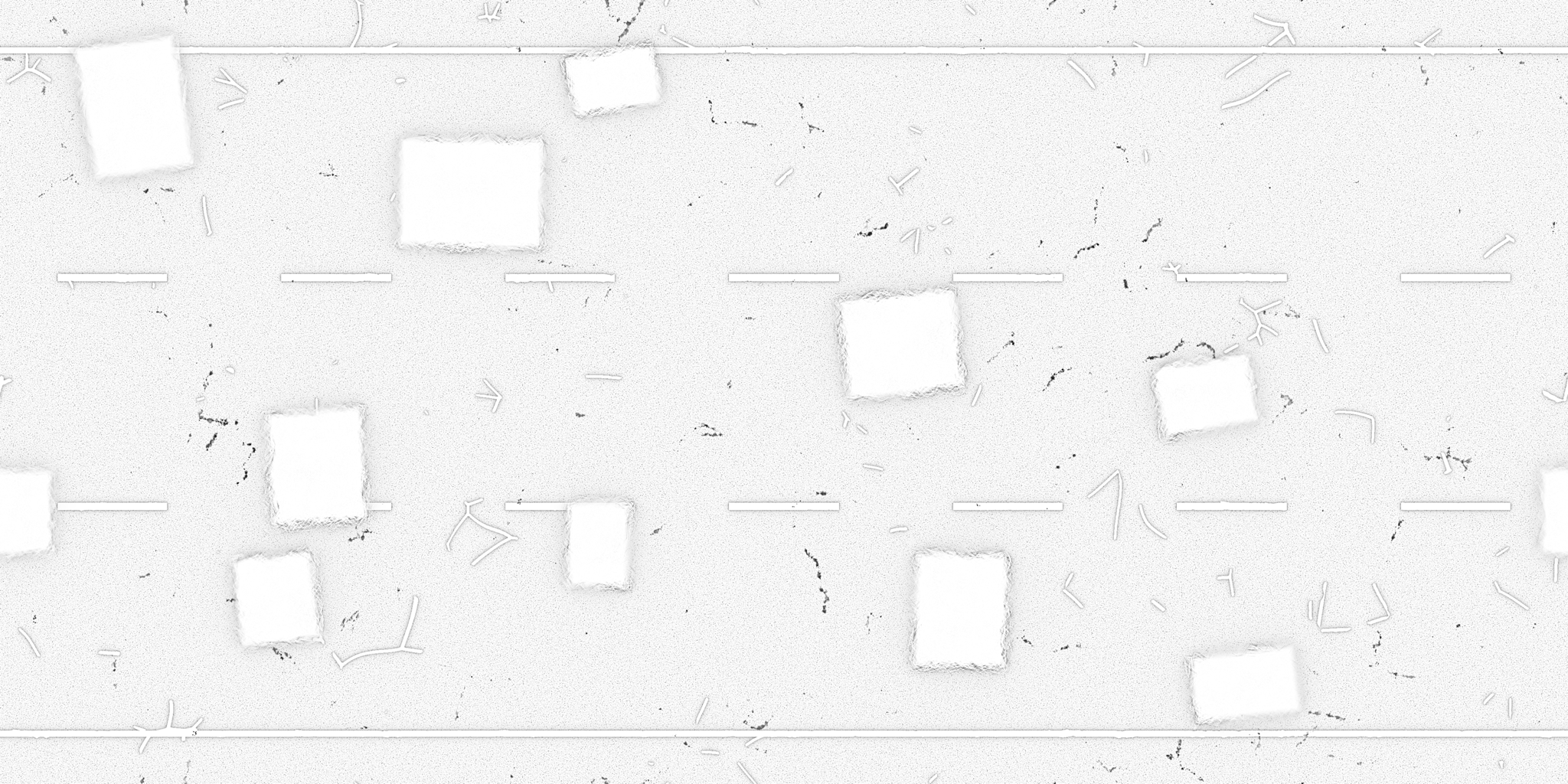 Three Lane Road Patches 02 | Free PBR texture from cgbookcase.com