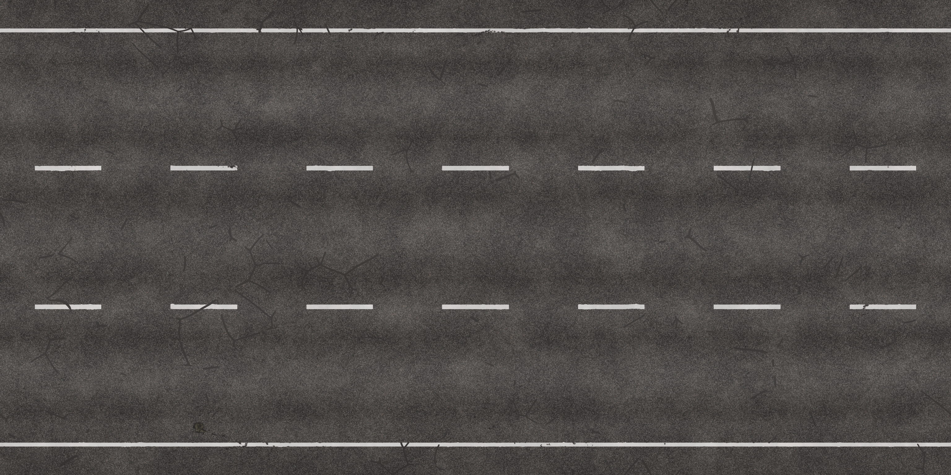 Three Lane Road Wet 01 | Free PBR texture from cgbookcase.com