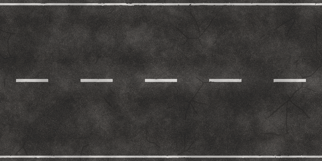 Two Lane Road Wet 01 | Free PBR texture from cgbookcase.com