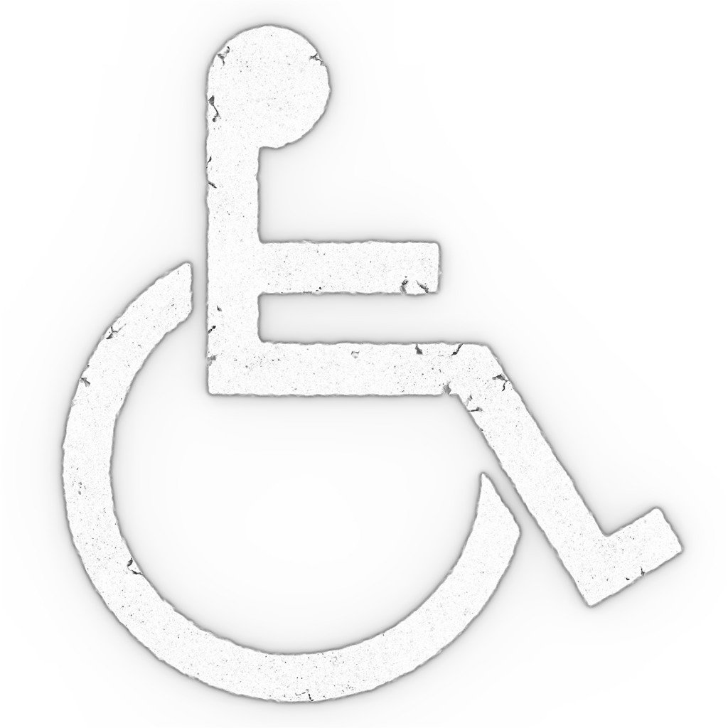 Wheelchair Road Marking 01 | Free PBR texture from cgbookcase.com