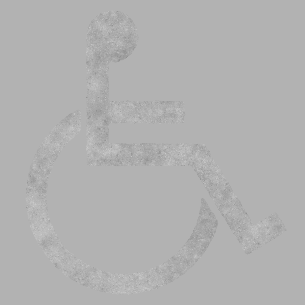 Wheelchair Road Marking 01 | Free PBR texture from cgbookcase.com